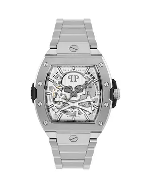 Philipp Plein The $keleton 2.0 Watch, 44mm - Silver/silver