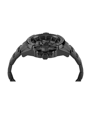 Philipp Plein The $kull Watch, 44mm - Black/black