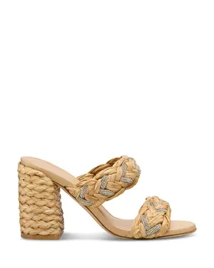 STUART WEITZMAN Lana Block Heel Sandals