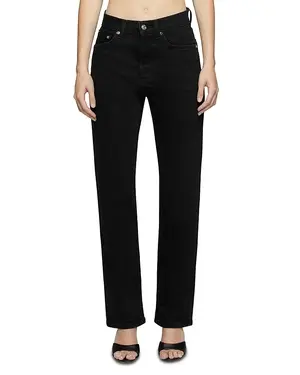EB DENIM High-rise Straight Jeans