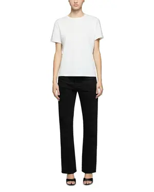 EB DENIM High-rise Straight Jeans