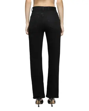 EB DENIM High-rise Straight Jeans