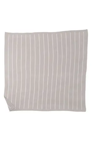 Barefoot Dreams Cozychic™ Pinstripe Bed Blanket - Stone/ Pearl
