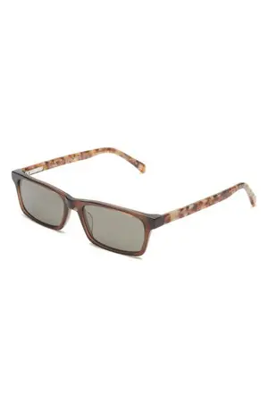 Eyebobs Number Cruncher Rectangular Reader Sunglasses - Hickory Brown Crystal