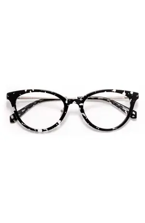 Eyebobs Statuette Cat Eye Sunglasses - Black/crystal Tort/silver