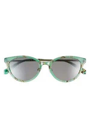 Eyebobs Statuette Cat Eye Sunglasses - Jade Marble / Gunmetal