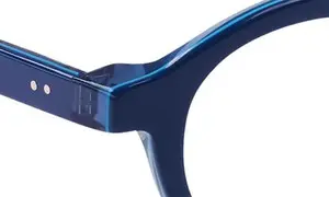 Eyebobs Tv Party 44mm Blue Light Blocking Reading Glasses - Navy Blue