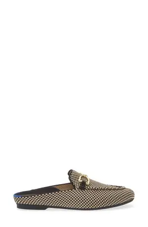 Rothy's Double-bit Bouclé Loafer Mule - Classic Micro Check
