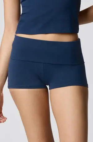 FLORENCE BY MILLS Fold Down Shorts - Navy