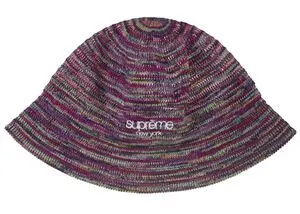 Supreme Open Knit Crusher Hat - Multicolor