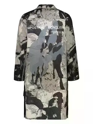 ISO.POETISM Abstract-print Coat