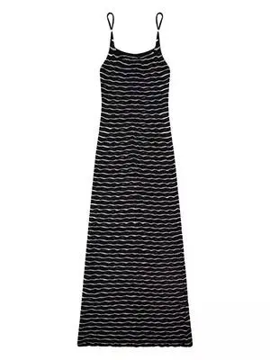 LANEUS Knitted Maxi Dress
