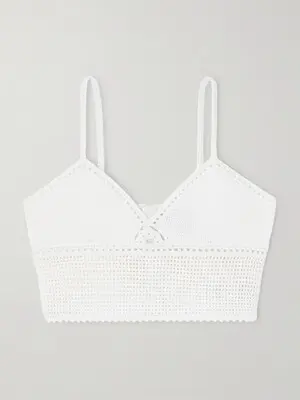 Ralph Lauren Crocheted Bralette - White