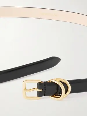 DEHANCHE Constance Leather Belt - Black