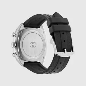 Gucci Interlocking 41mm Steel Watch - Black