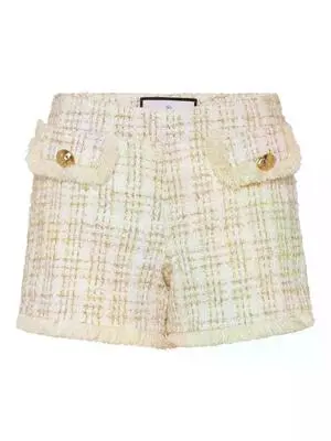 Philipp Plein Tweed Shorts
