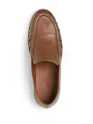Marsèll Moc-stitching Leather Loafers