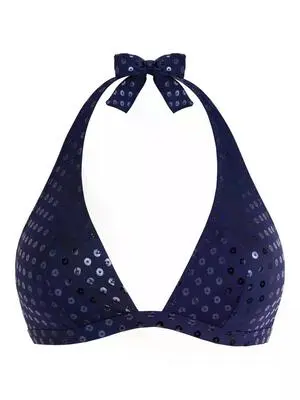 Vilebrequin Relief Sparkling Bikini Top - Blue