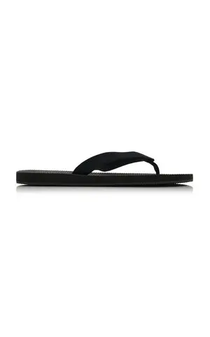 THE ROW Dune Flip Flop Sandals - Black