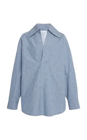 Women's Blue Oversized Shirts