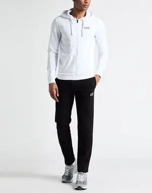 EA7 Two-tone French Terry Tracksuit - White