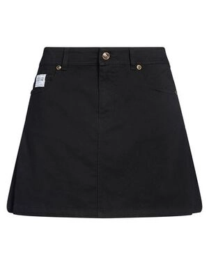 Versace Flared Denim Mini Skirt