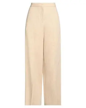 High Waisted Linen Blend Pants