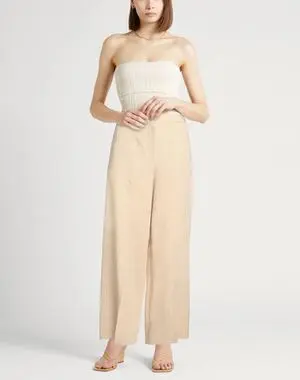 Fabiana Filippi Wide-leg Linen Blend Pants - Beige