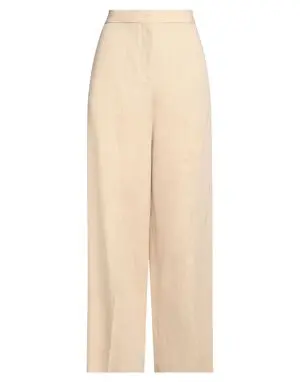 Fabiana Filippi Wide-leg Linen Blend Pants - Beige