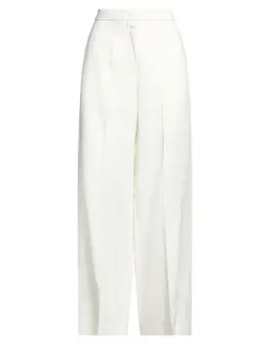 Fabiana Filippi Wide-leg Linen Blend Pants - White