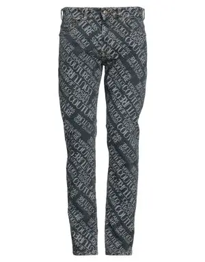 Versace Straight-leg Jeans With Logo Print