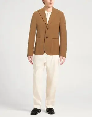 DANIELE ALESSANDRINI Single-breasted Flannel Blazer