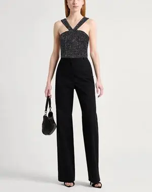 Sandro Tweed Crop Top