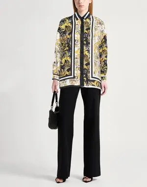 Versace Signature Print Twill Shirt