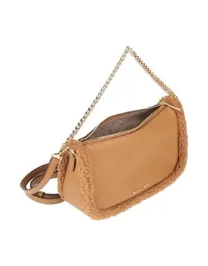 Michael Kors Shearling Trimmed Baguette Bag