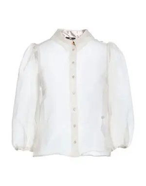 Elisabetta Franchi Shirt Size Polyester - Light Grey