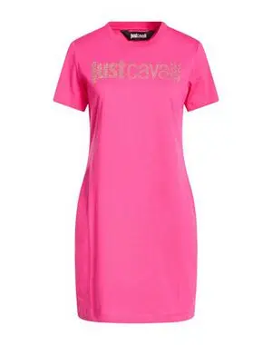 Just Cavalli Mini T-shirt Dress - Fuchsia