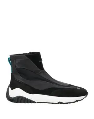 Hogan Leather And Textile Fiber Sneakers - Black