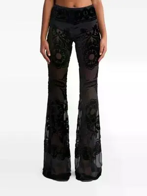 Etro Floral Flared Trousers