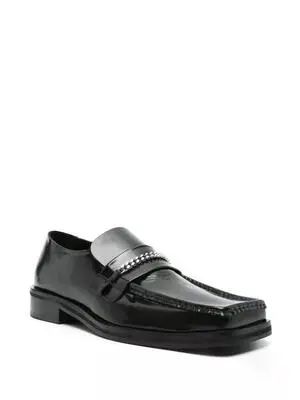 Martine Rose Square-toe Loafers - Black
