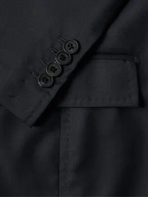 Rubinacci Unstructured Wool-twill Suit Jacket