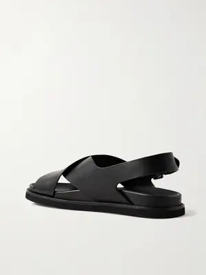 Polo Ralph Lauren Zane Oiled-leather Sandals
