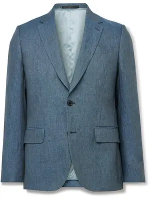 Men's Blue Linen Suits