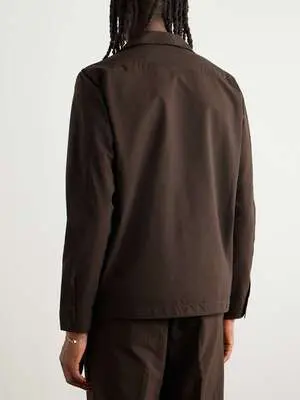 Nn07 Zander 1924 Striped Seersucker Overshirt