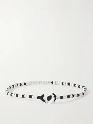 MIKIA Sterling Silver Beaded Bracelet