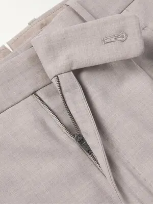 SLOWEAR Venezia 1951 Tapered Pleated Virgin Wool Trousers