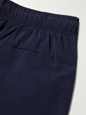 Frescobol Carioca Salvador Straight-leg Mid-length Swim Shorts - Blue