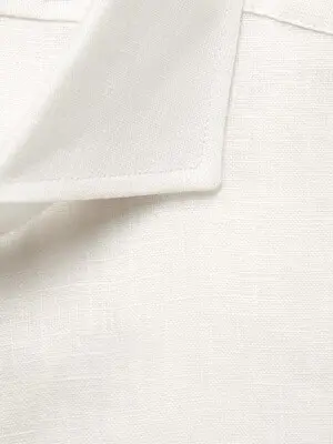 FAVOURBROOK Bridford Cutaway-collar Linen Shirt