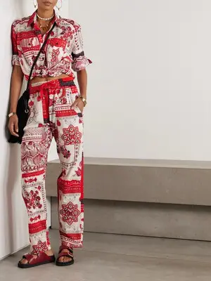 MARANT ETOILE Fedora Printed Pants