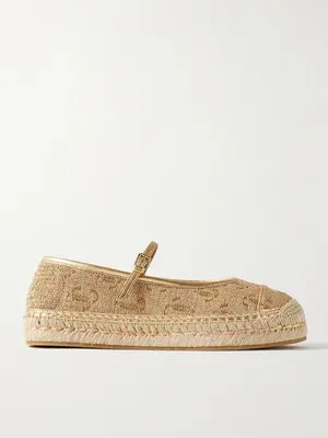 Jimmy Choo Logo Espadrilles